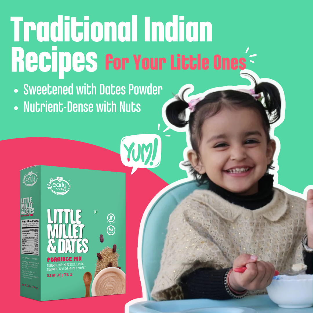 Buy Baby Food Online - Little Millet & dates Porridge Mix – Early Foods ...
