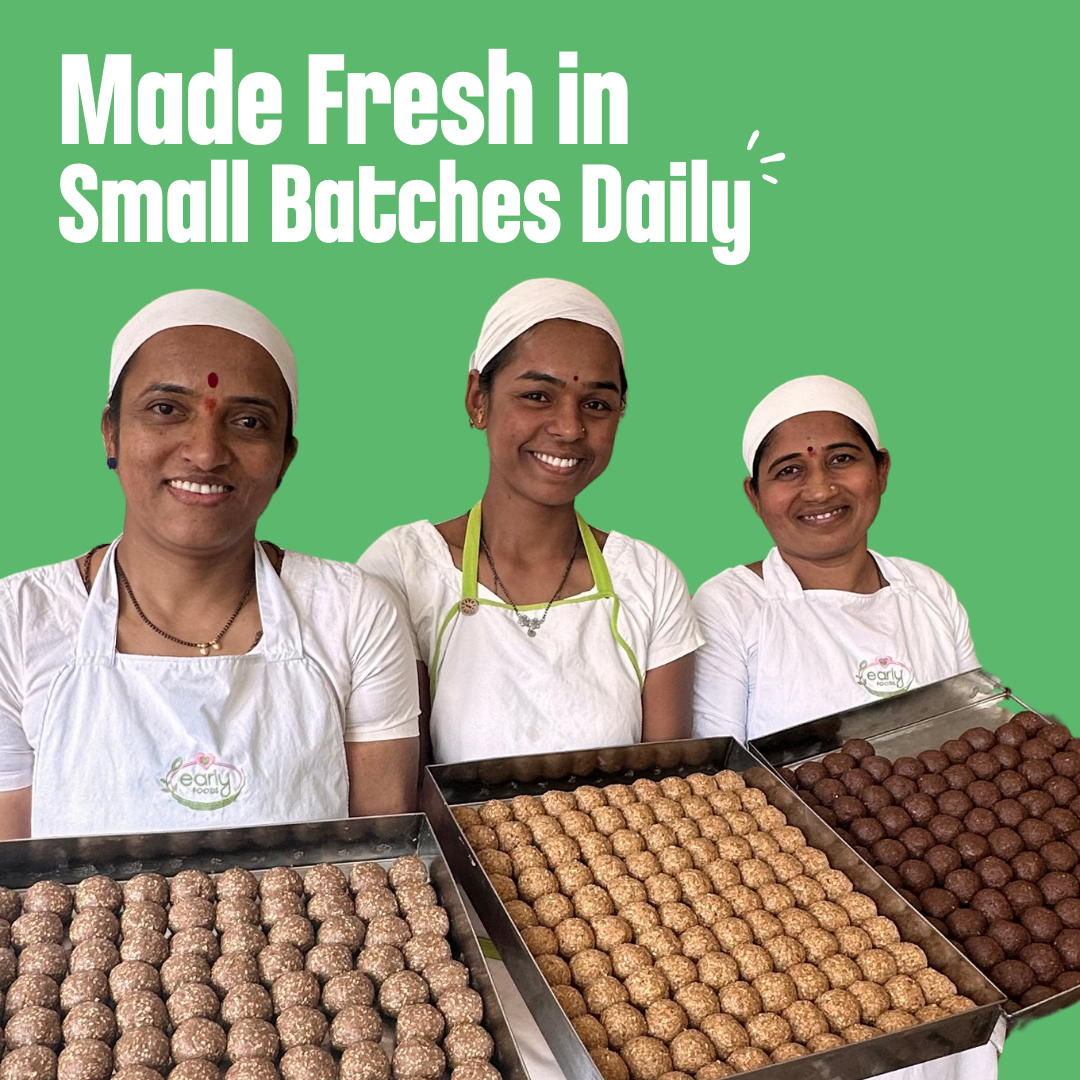Dry Fruit Choco Chip A2 Ghee Laddoos | A2 Ghee Laddoos | Early Foods ...