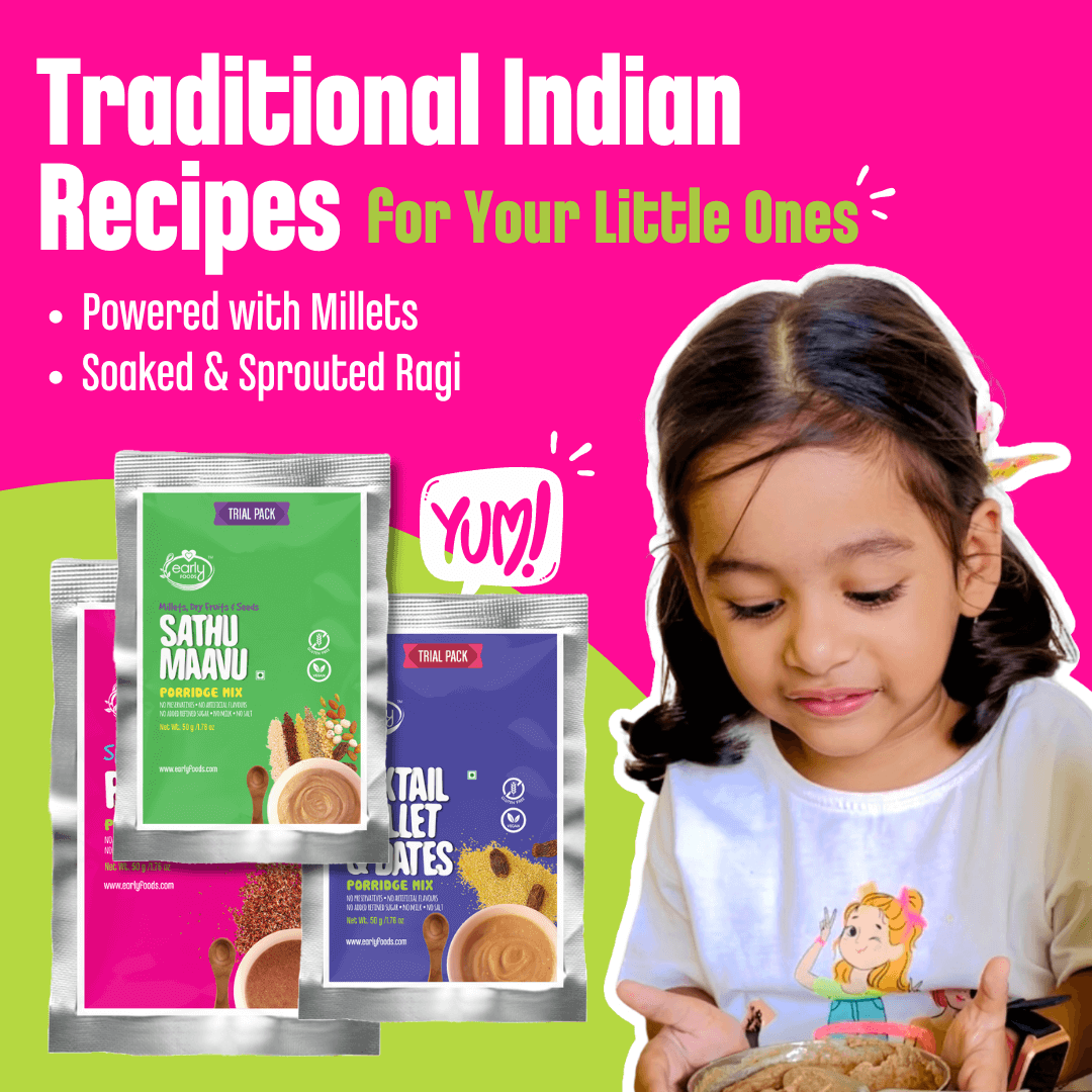 Trial Pack of 6 Porridge Mix - Stage 3 – Early Foods Private Limited